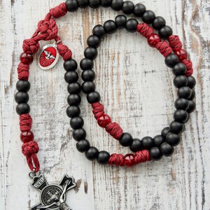 The Crimson Shield Holy Spirit Confirmation Rosary 5 Decade Catholic ...