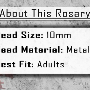 Iron Resolve | Black, Gunmetal and Silver Premium Paracord Rosary ...