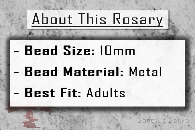 Iron Legion | Metal Paracord Rosary: Copper Crusader, Gunmetal, Pardon ...