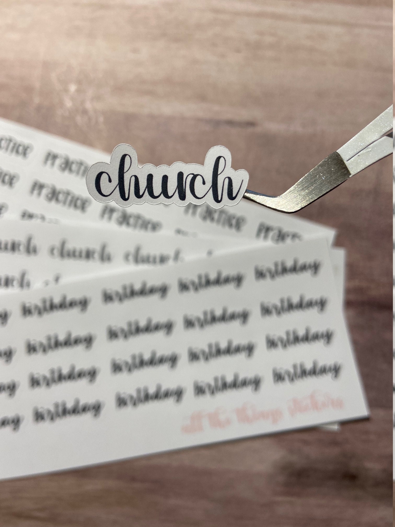 Church Scripts for Planner - Etsy