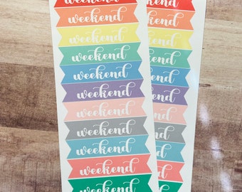 Weekend Banner - Etsy