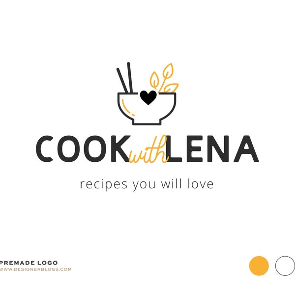 Food Blog Logo - Etsy