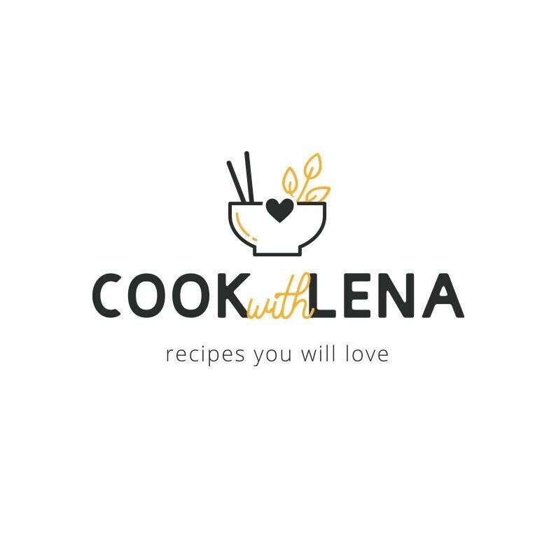 Cooking Modern Blog Logo, Premade Culinary Brand, Simple Food Truck ...