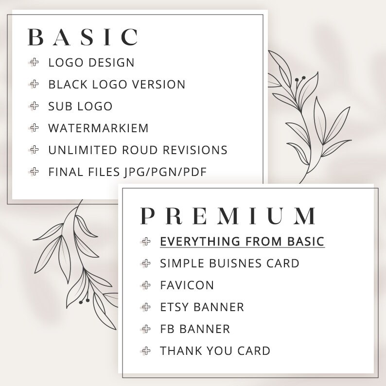 Cooking Modern Blog Logo, Premade Culinary Brand, Simple Food Truck ...