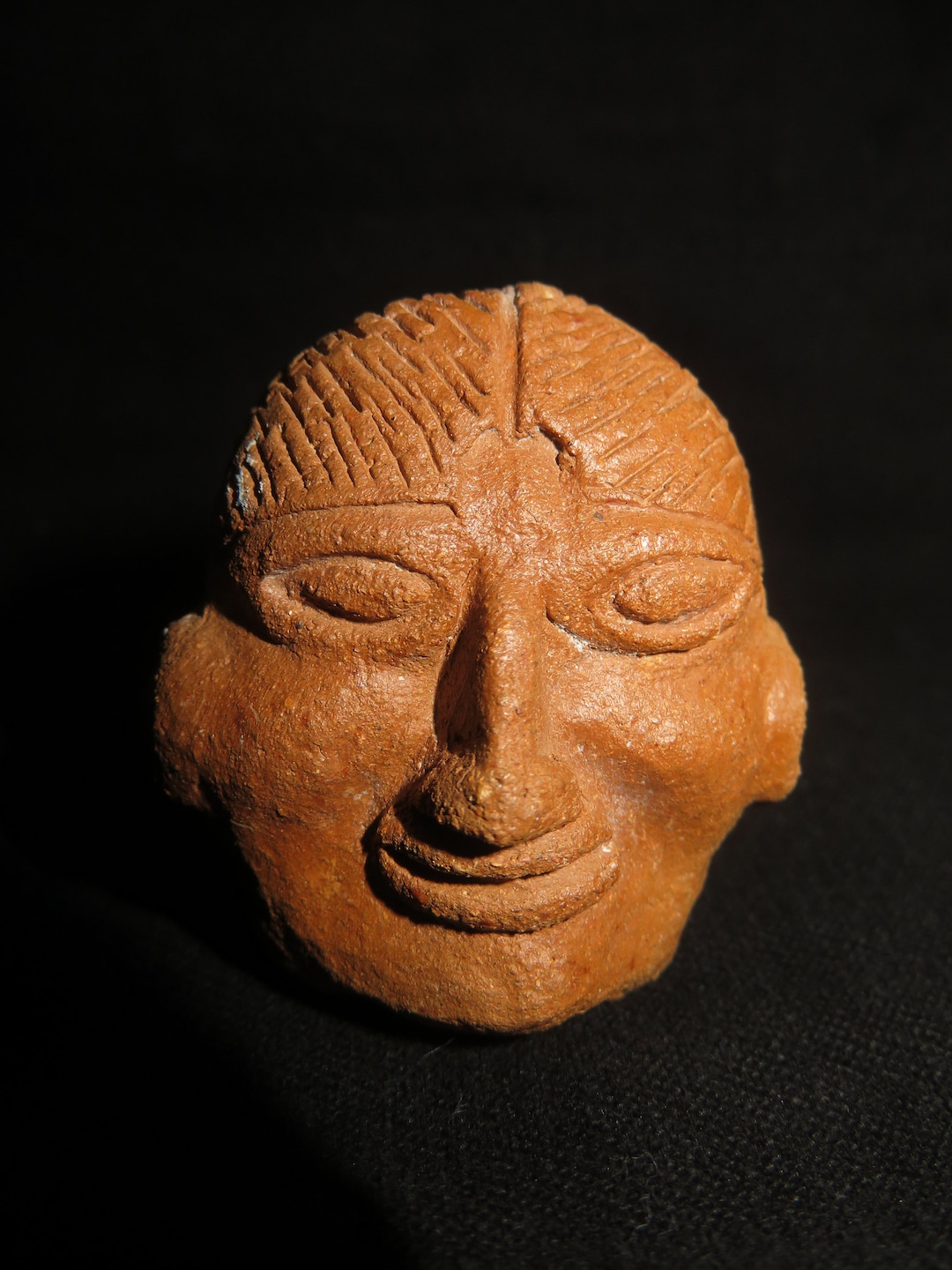 Terracota Maya Head Figurine & Whistle - Etsy
