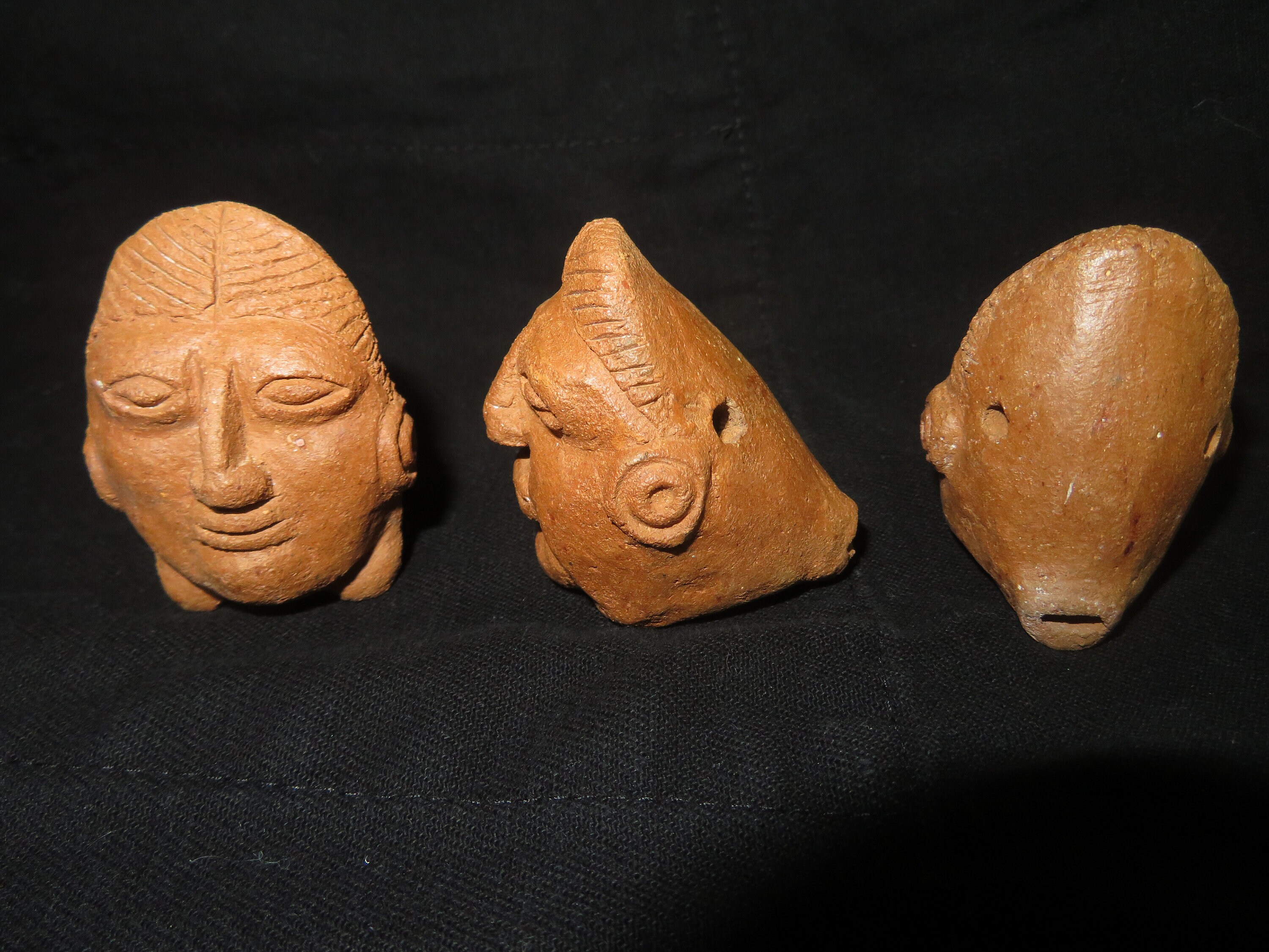 Terracota Maya Head Figurine & Whistle - Etsy