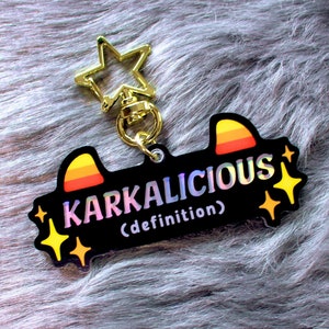 KARKALICIOUS 3 Holographic Acrylic Charmkarkat Vantas - Etsy
