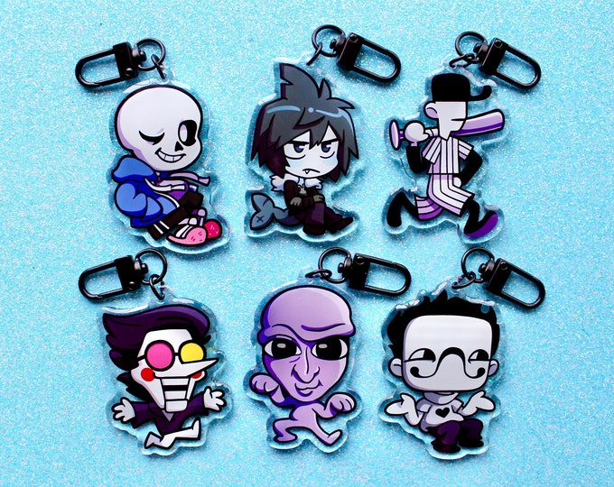 Indie RPG / RPG Maker 2.5" Acrylic Charms—undertale, Deltarune ...