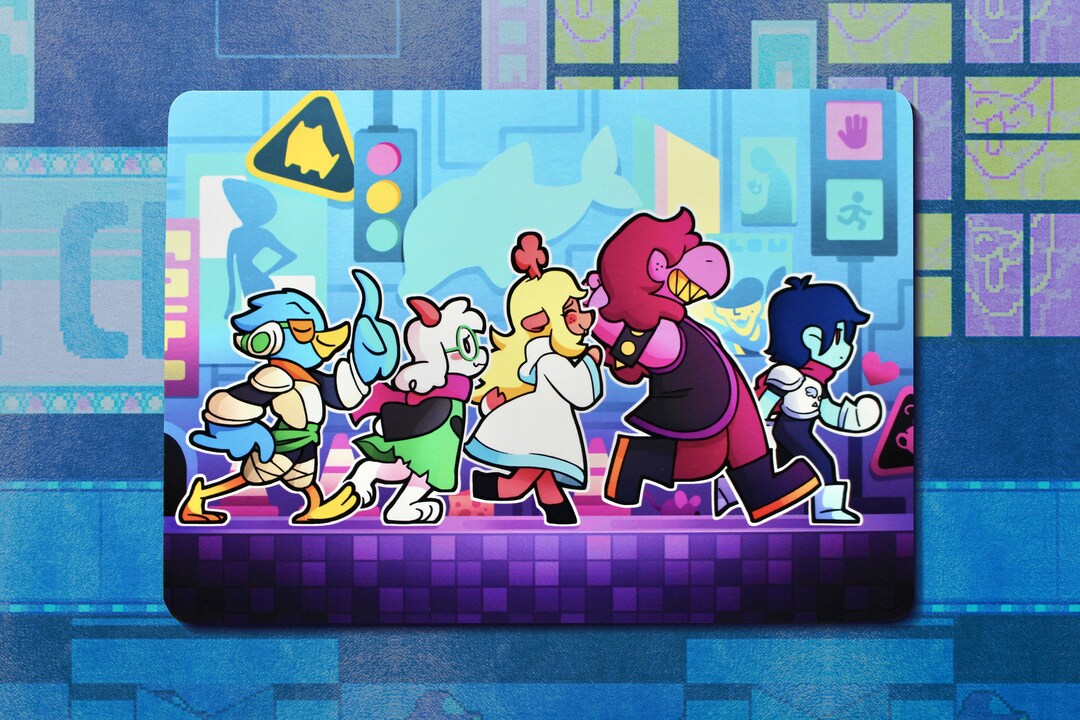 Deltarune Print—berdly, Ralsei, Noelle, Susie, Kris - Etsy