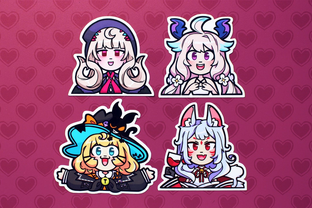 Nijisanji EN Ethyria Vinyl Stickers Reimu Endou, Millie Parfait, Enna ...
