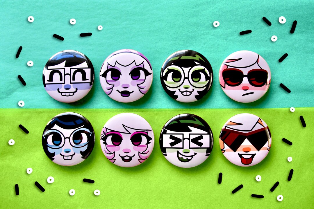 Homestuck Beta & Alpha Kids Pinback Buttons— 44mm / 1.73" - Etsy