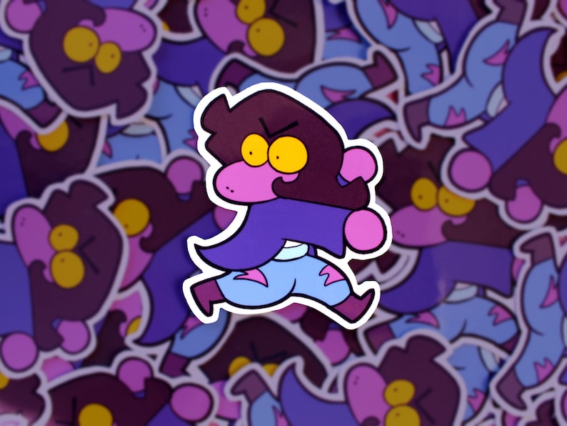 GOD DAMMIT KRIS Deltarune Vinyl Stickers Kris and Susie - Etsy