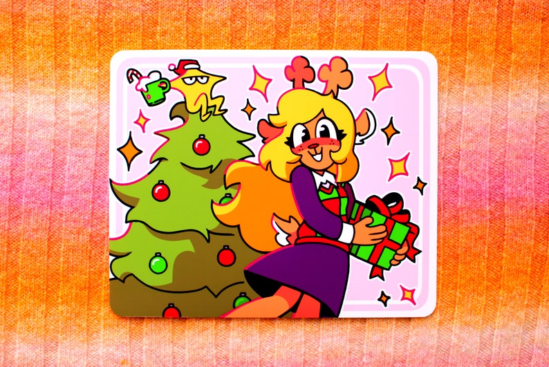 Deltarune Mini Prints Noelle Holiday light World & Dark - Etsy