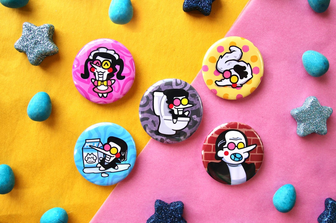Deltarune Spamton Pinback Buttons — 44mm / 1.73" - Etsy