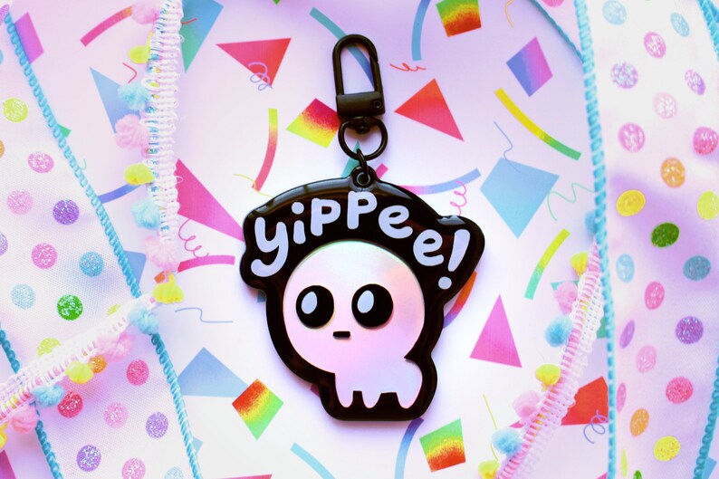 YIPPEE TBH Creature 2.5 Holographic Acrylic Charm - Etsy