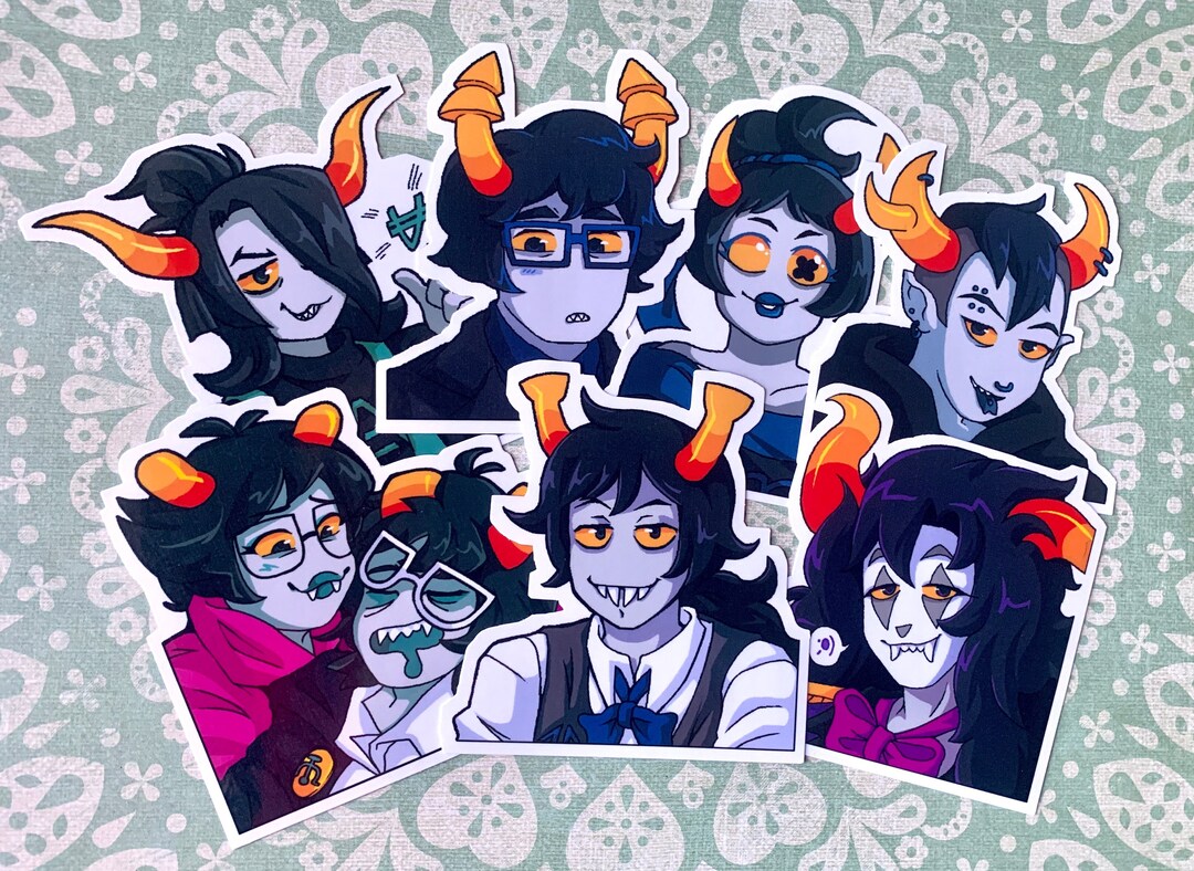 Hiveswap Friendsim Stickers Tagora, Galekh, Tyzias and Stelsa, Marvus ...