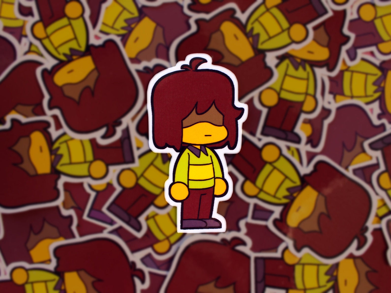 GOD DAMMIT KRIS Deltarune Vinyl Stickers Kris and Susie - Etsy