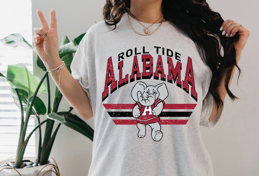 Alabama Vintage T-shirt, Gildan T-shirt, Alabama Roll Tide, Women's T ...