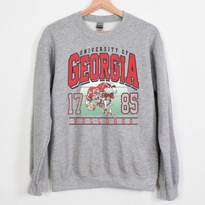 Retro Georgia Bulldogs Sweatshirt, Gildan Sweatshirt, Women's ...
