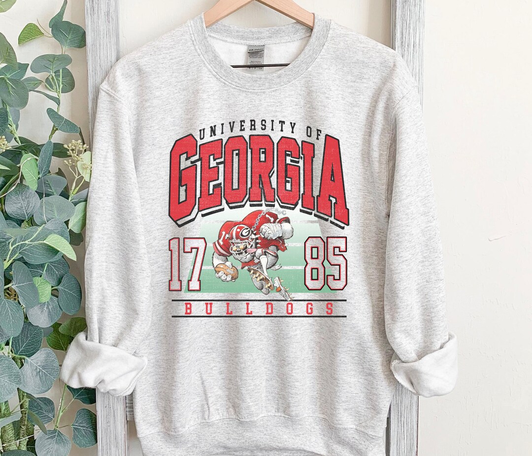 Retro Georgia Bulldogs Sweatshirt, Gildan Sweatshirt, Women's ...