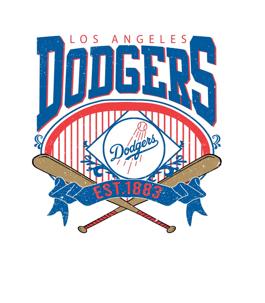 LA Dodgers Design PNG Digital Instant Download - Etsy