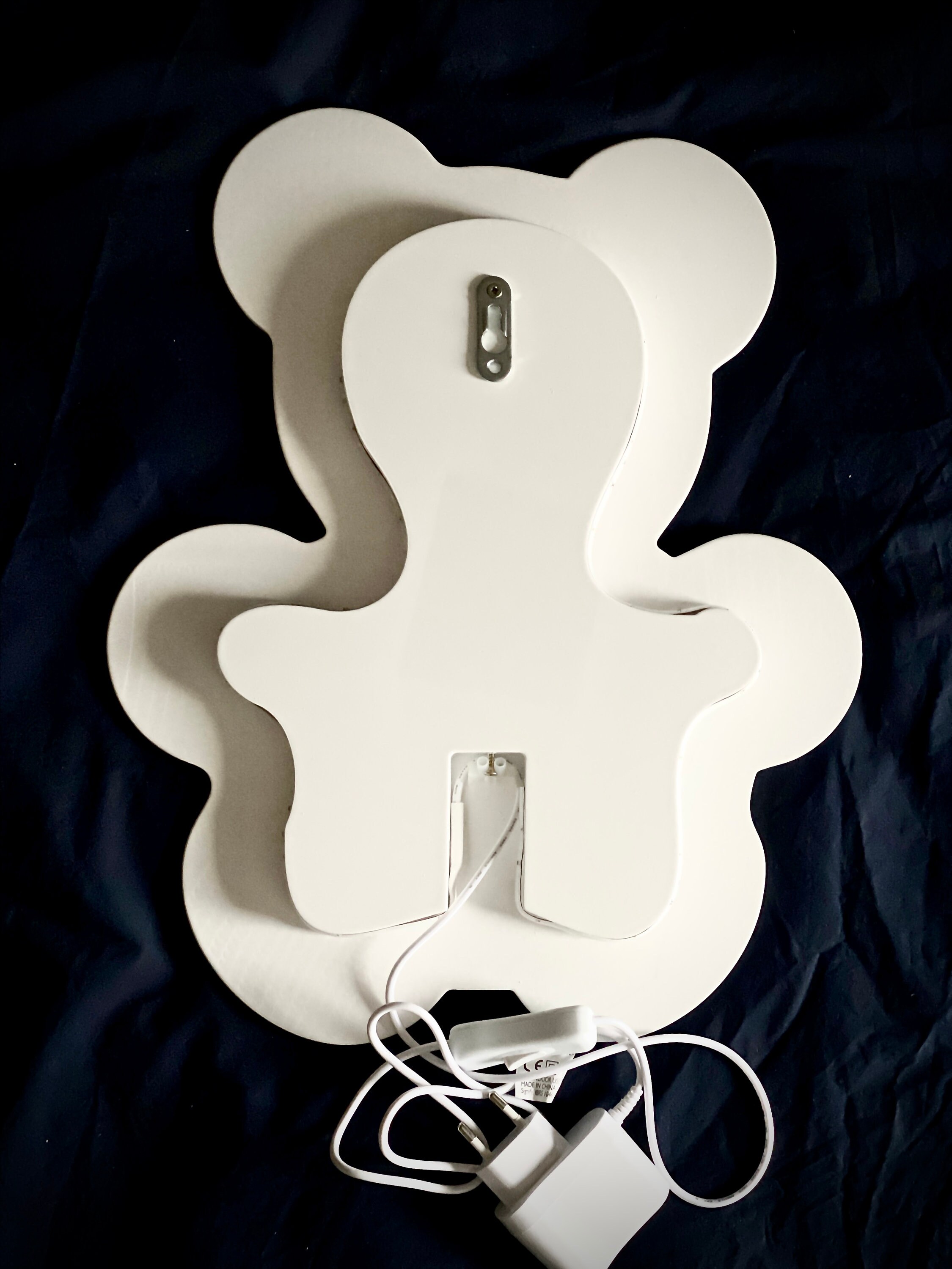 Wall LED Light Teddy, Kids Room Decoration, Baby Room Decor, Nursery ...