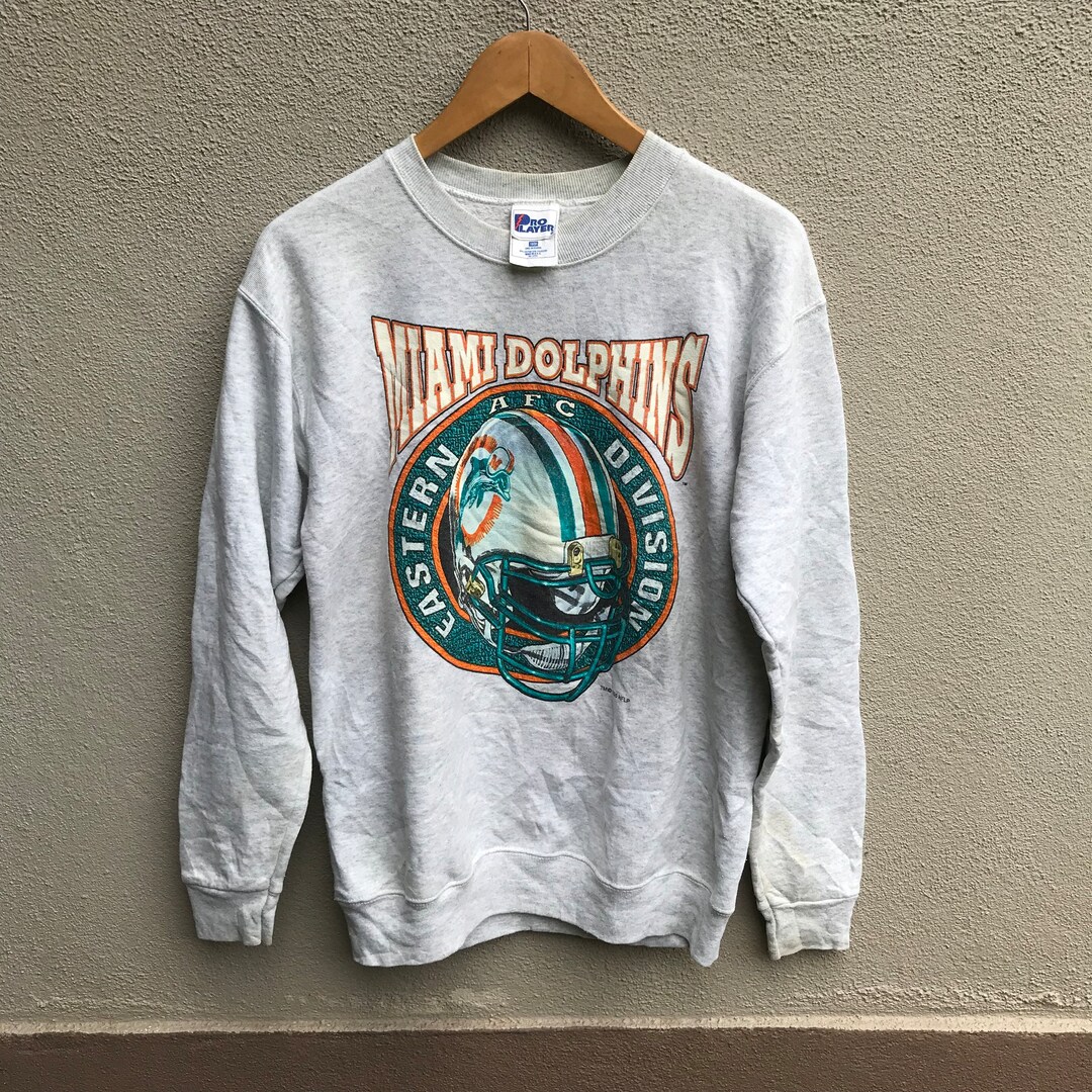 Vintage 90s MIAMI DOLPHINS Nfl Sweatshirt / Crewneck / American Sports ...
