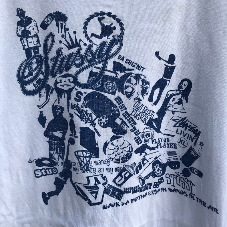 Vintage STUSSY Usa Graphic Tee Oldskool Skate - Etsy