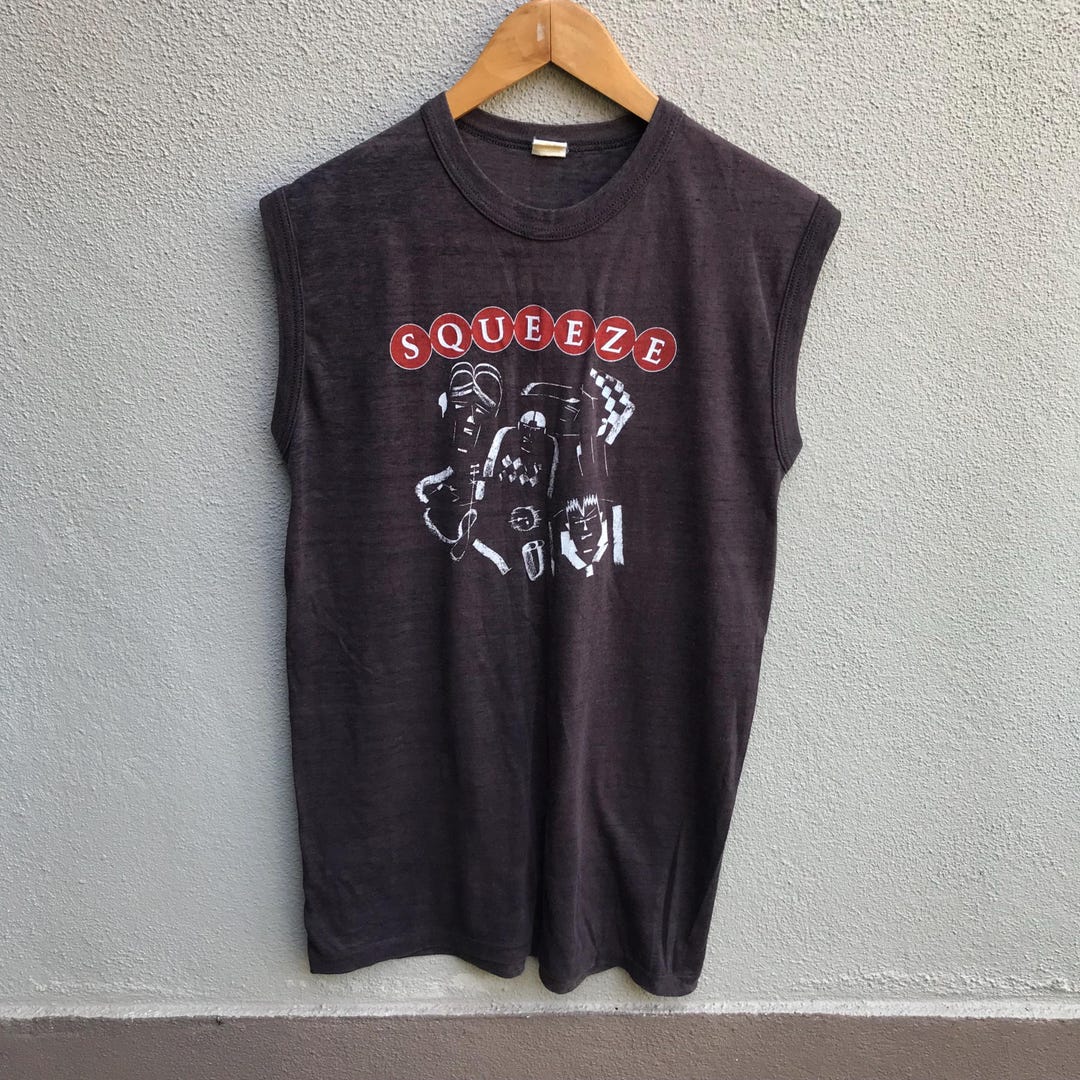 Vintage Rare 80s SQUEEZE Band Tee New Wave Post Punk - Etsy