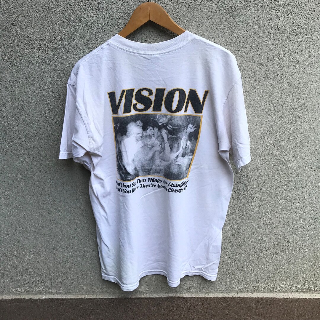 Vintage VISION Band Tee / Hardcore Punk / Vintage Band / Large - Etsy
