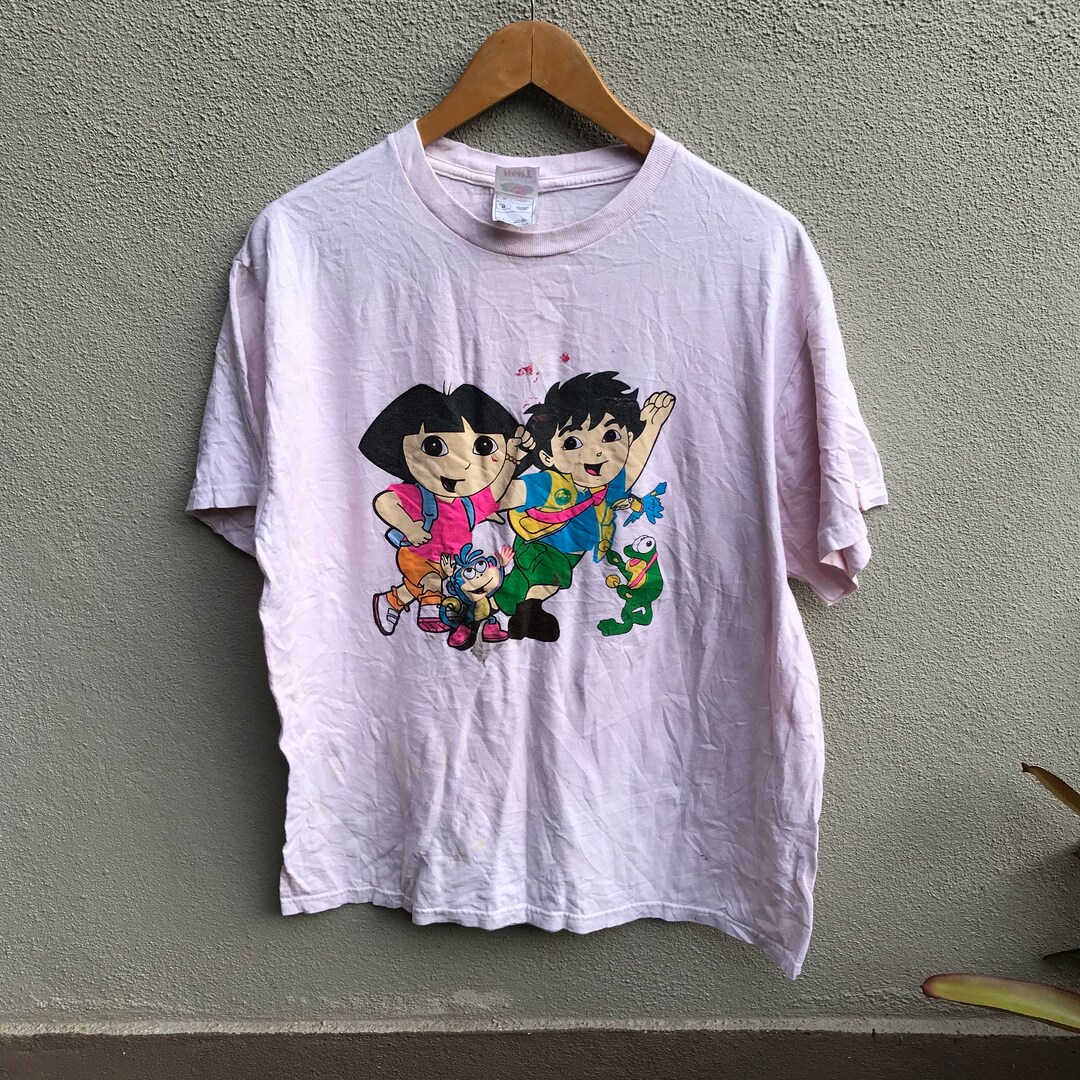 Vintage Rare DORA THE EXPLORER Tee Cartoons Kids - Etsy