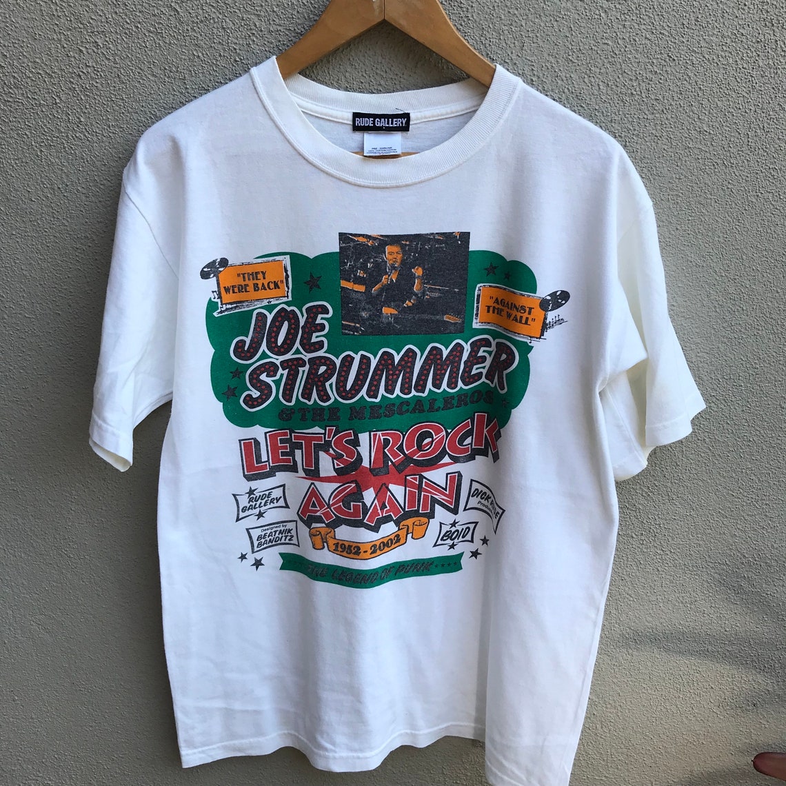 Vintage JOE STRUMMER Band Tee Punk the Clash - Etsy