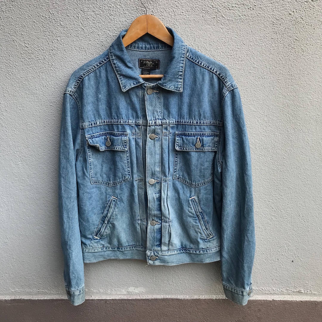Vintage DOUBLE Ralph Lauren RRL Denim Jacket Jeans - Etsy