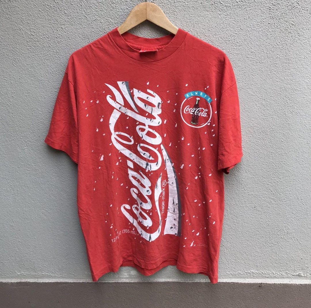 Vintage 90s COKE Promo Usa Tee / Coca Cola / Large - Etsy