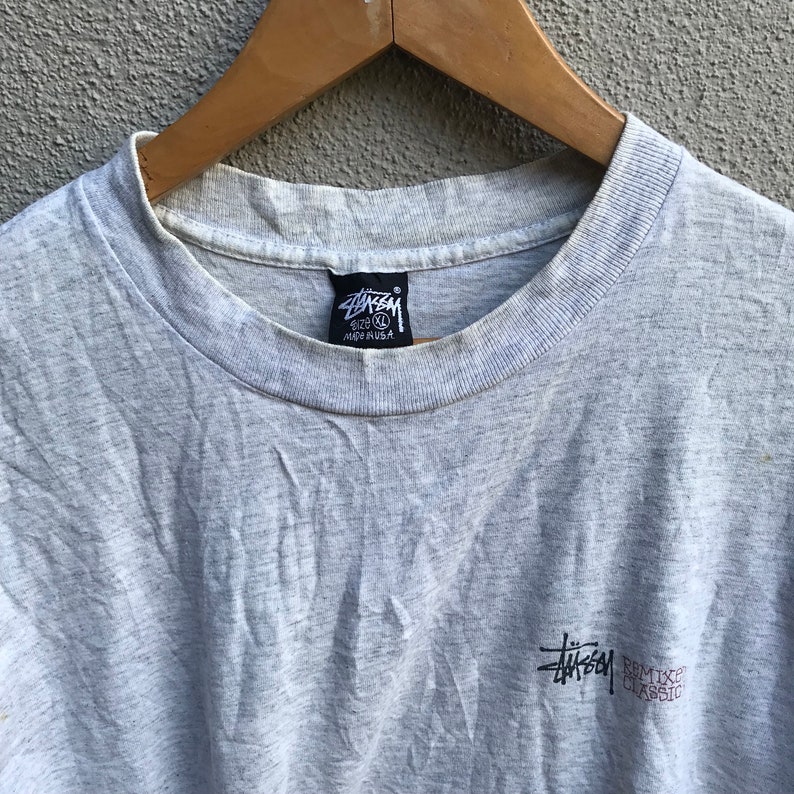 Vintage Rare 90s STUSSY Usa Tee Remixed Classics - Etsy
