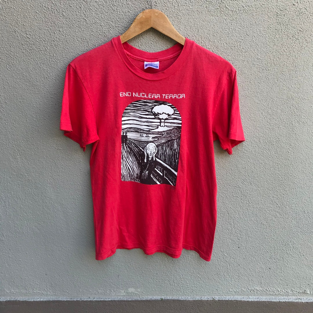 Vintage 90s EDVARD MUNCH Photo Art Tee / Vintage Art / Scream / Art ...