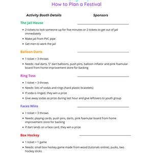 How to Plan a Festival, Church Fundraising, Group Fundraising, How to ...