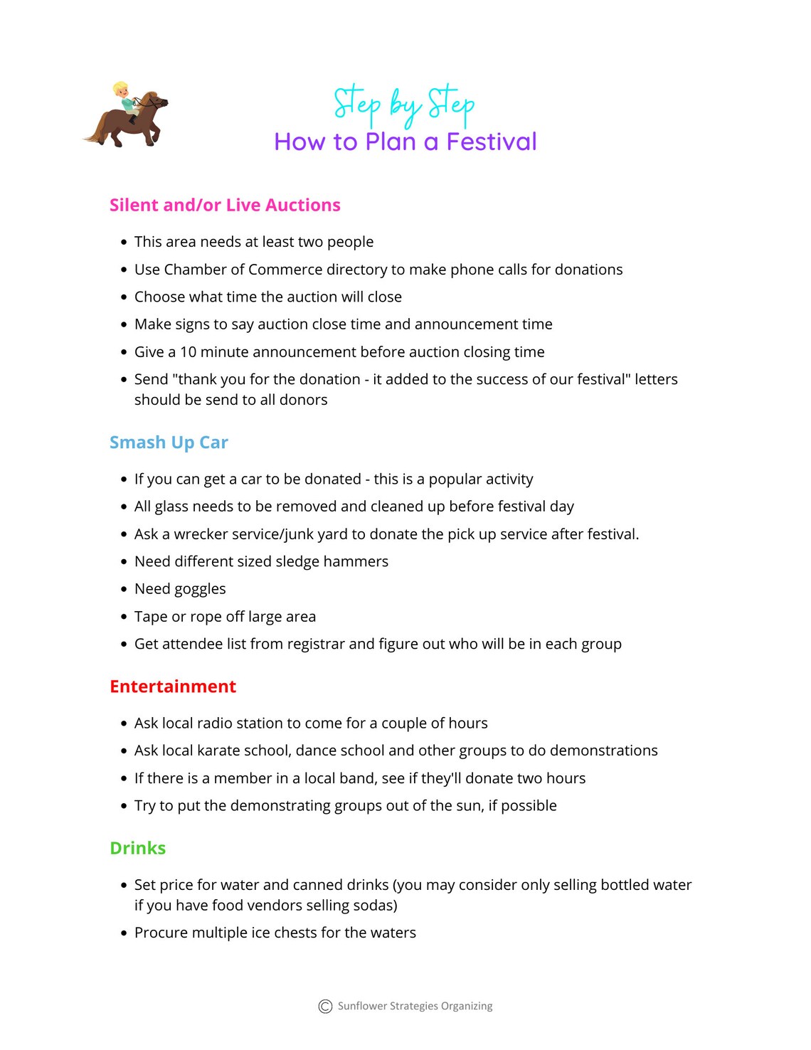 How to Plan a Festival, Church Fundraising, Group Fundraising, How to ...