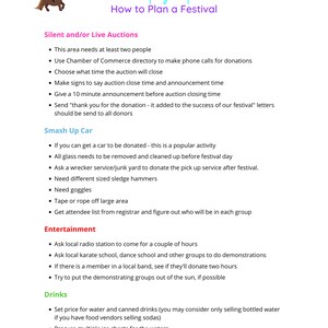 How to Plan a Festival, Church Fundraising, Group Fundraising, How to ...