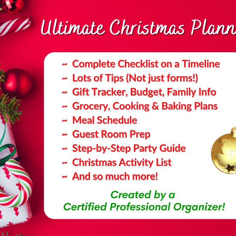 Christmas Planner - Etsy