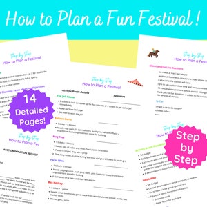 How to Plan a Festival, Church Fundraising, Group Fundraising, How to ...