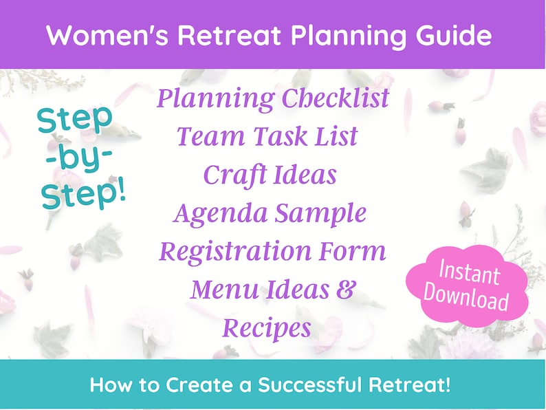 How to Plan a Retreat Women's Church Retreat How to - Etsy