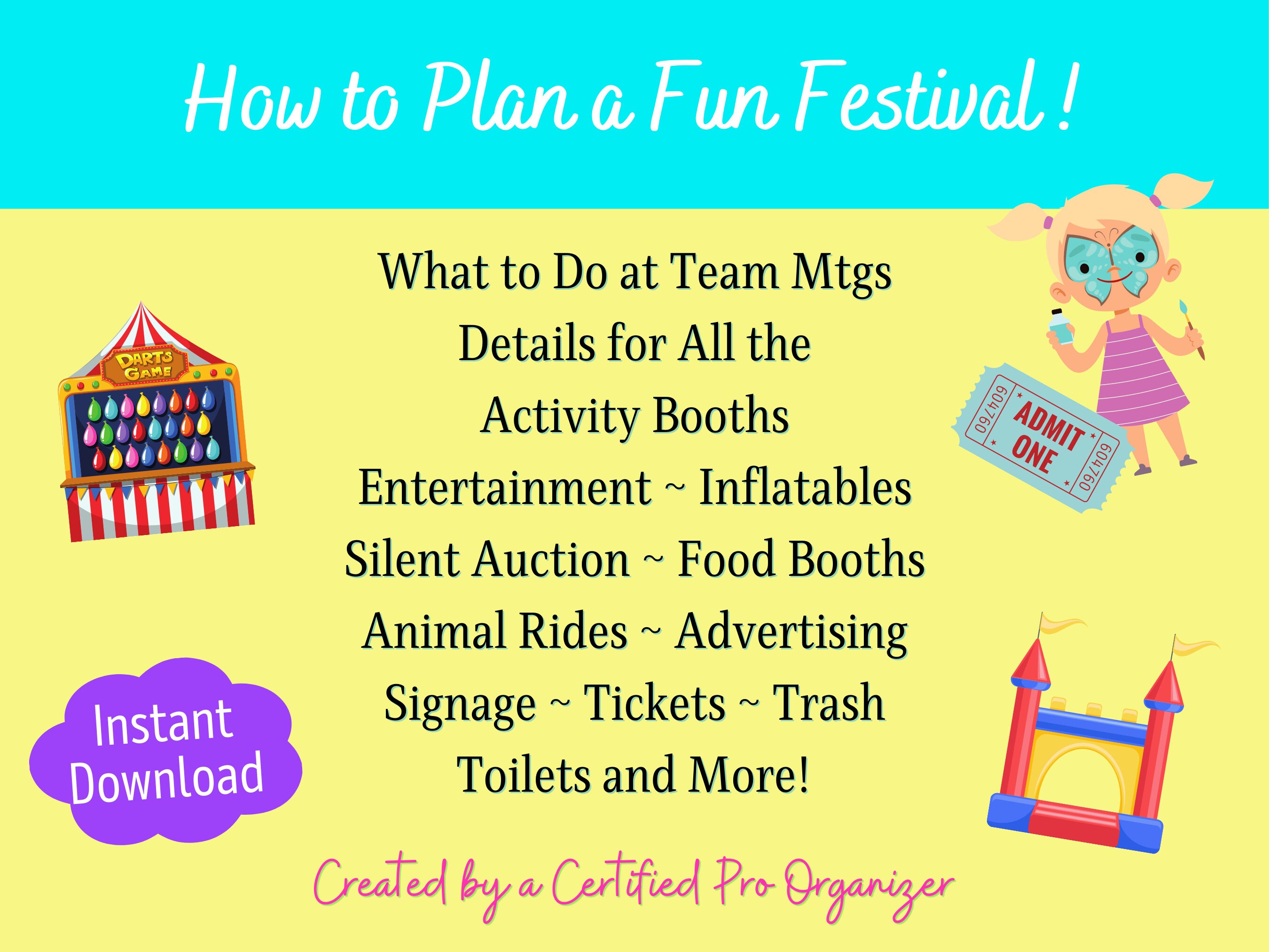 How to Plan a Festival, Church Fundraising, Group Fundraising, How to ...