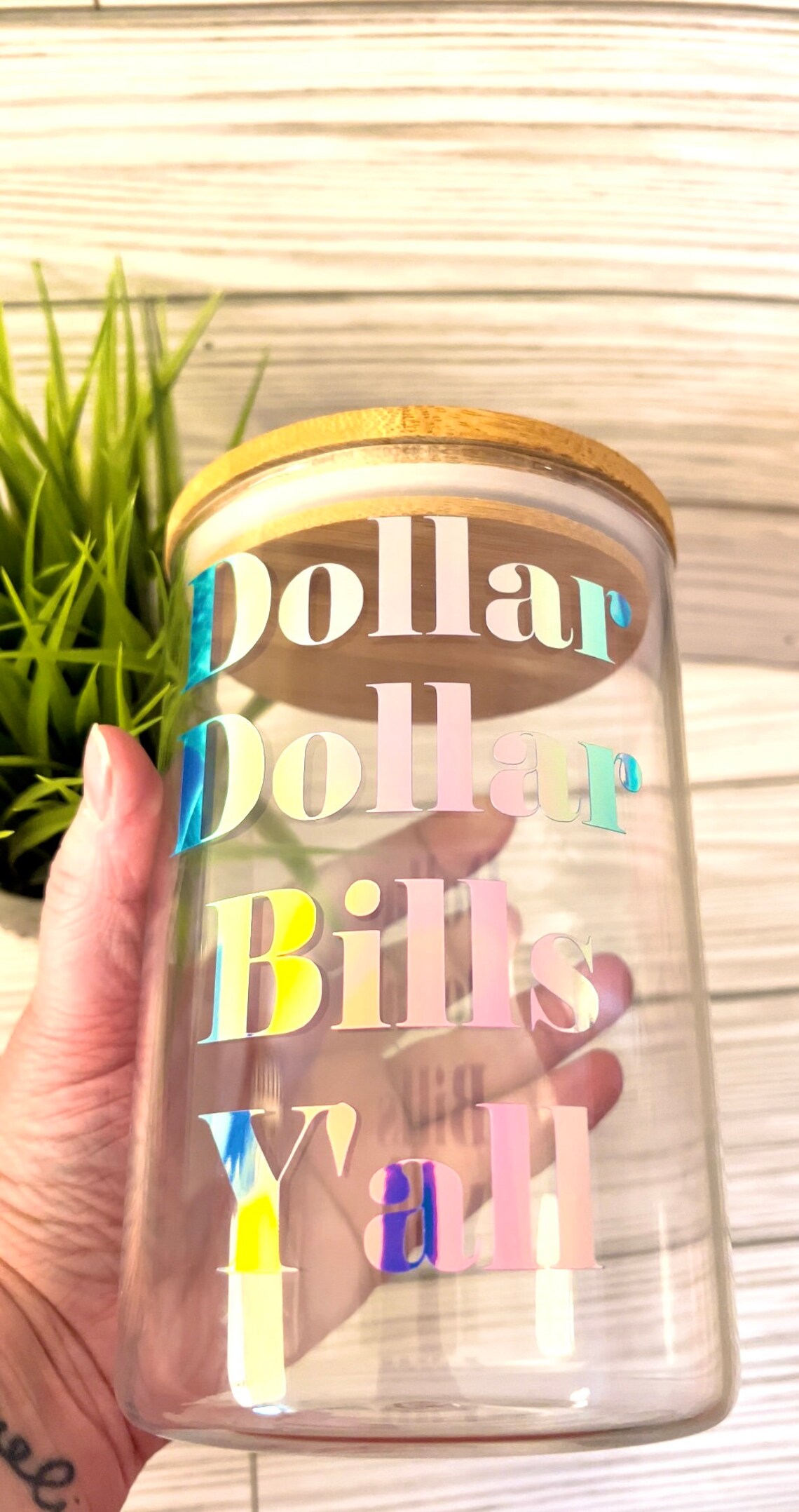 Dollar Dollar Bills Y'all Dollar Savings Jar One Dollar - Etsy