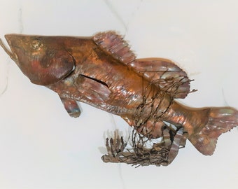 Copper Fish Wall Art | Etsy