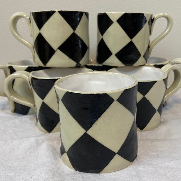 Black White Checks - Etsy