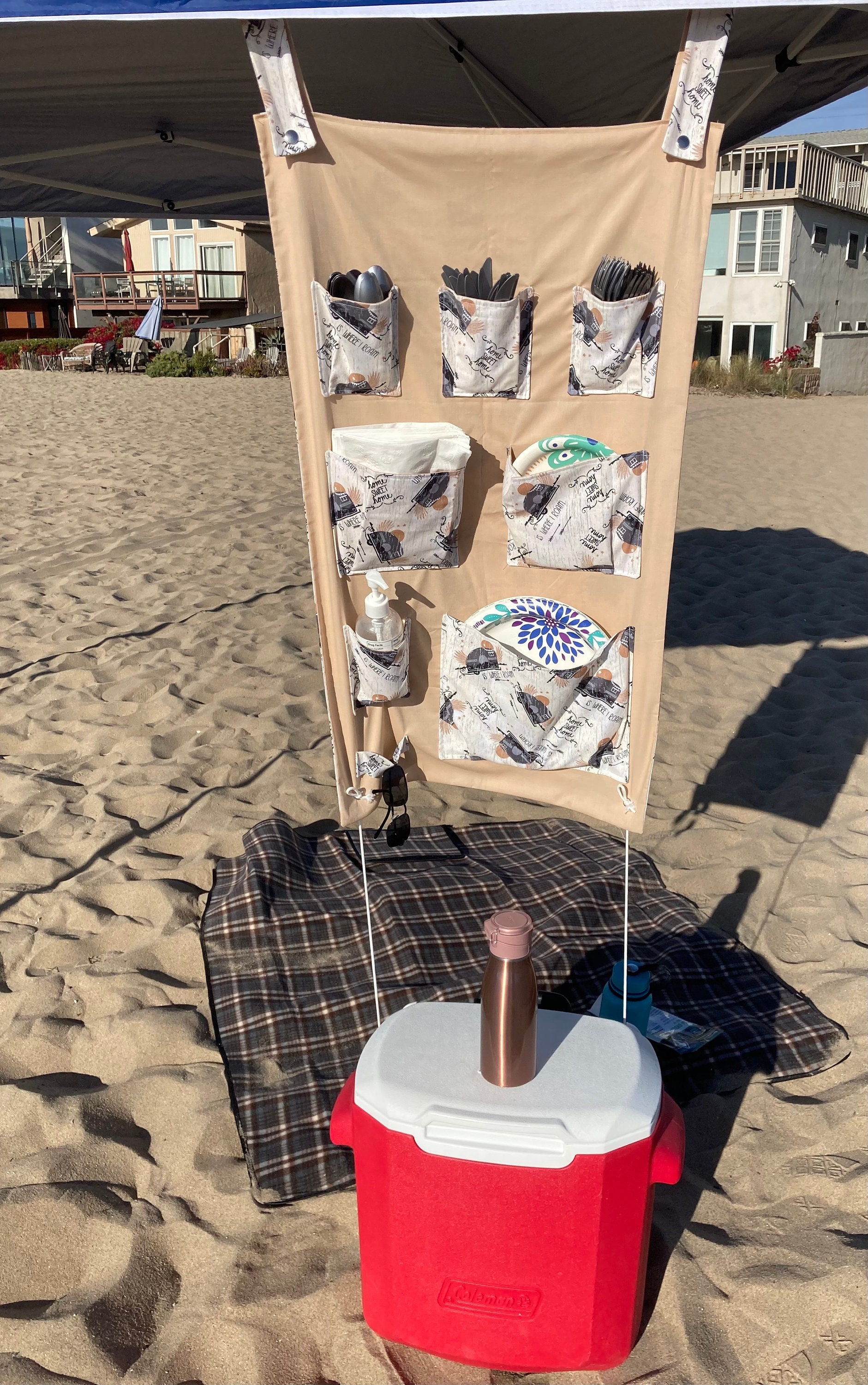 Canopy Caddy: Tailgate/picnic/camping Hanging Organizer - Etsy