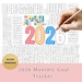 2024 Workout Tracker Coloring Sheet: Hexagon Fitness Calendar (digital ...