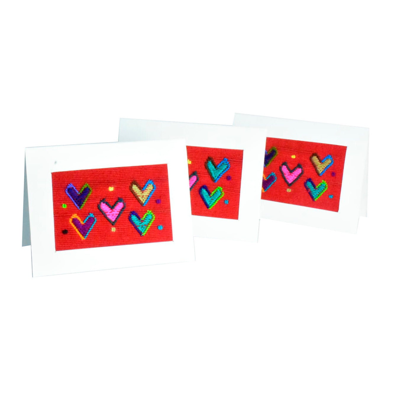Handwoven Heart Note Cards - Etsy