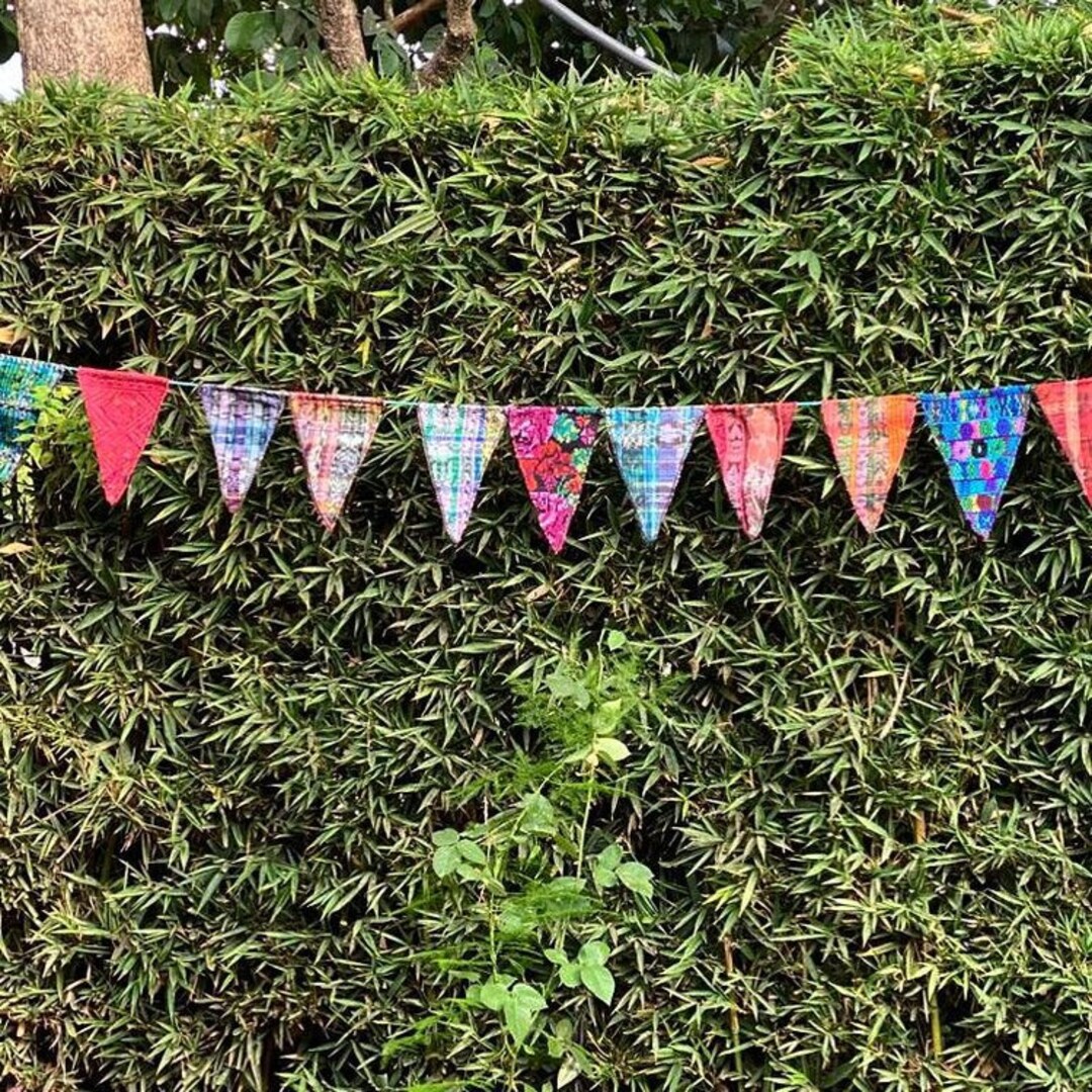 Upcycled Guatemalan Bunting - Etsy